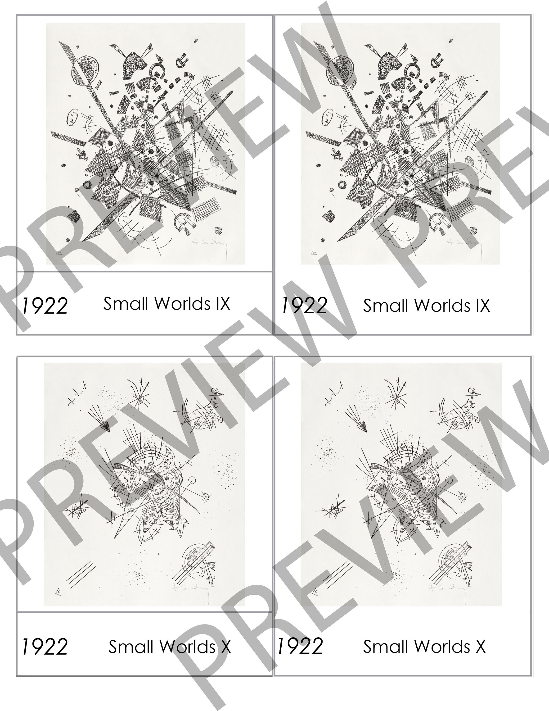 Wassily Kandinsky Art Montessori 3 Part Cards - Language - Art Lesson ...