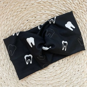 Dental Headband Wide Headband Dental Hygienist Tooth - Etsy