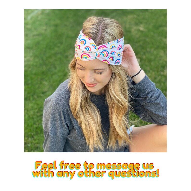 Womens White and Blue Floral Headband, Flower Headband, Hair Accessory ...