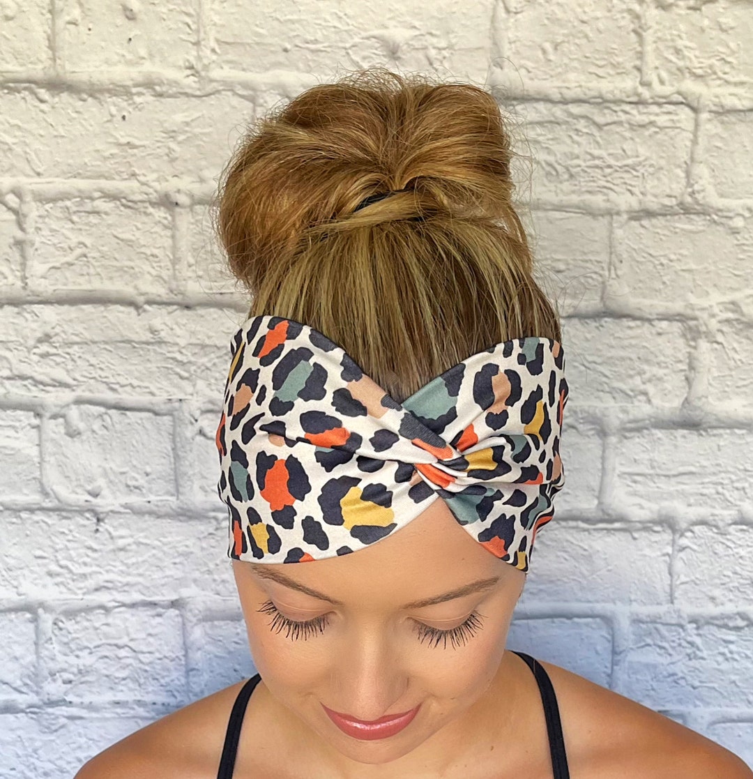 Cheetah Print Headband, Fall Gift, Animal Print Headband, Fall Headband ...