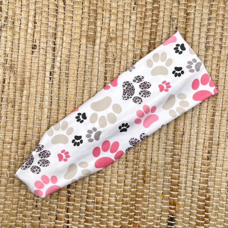 Paw Print Headband Dog Headband Vet Tech Headband Dog Print - Etsy