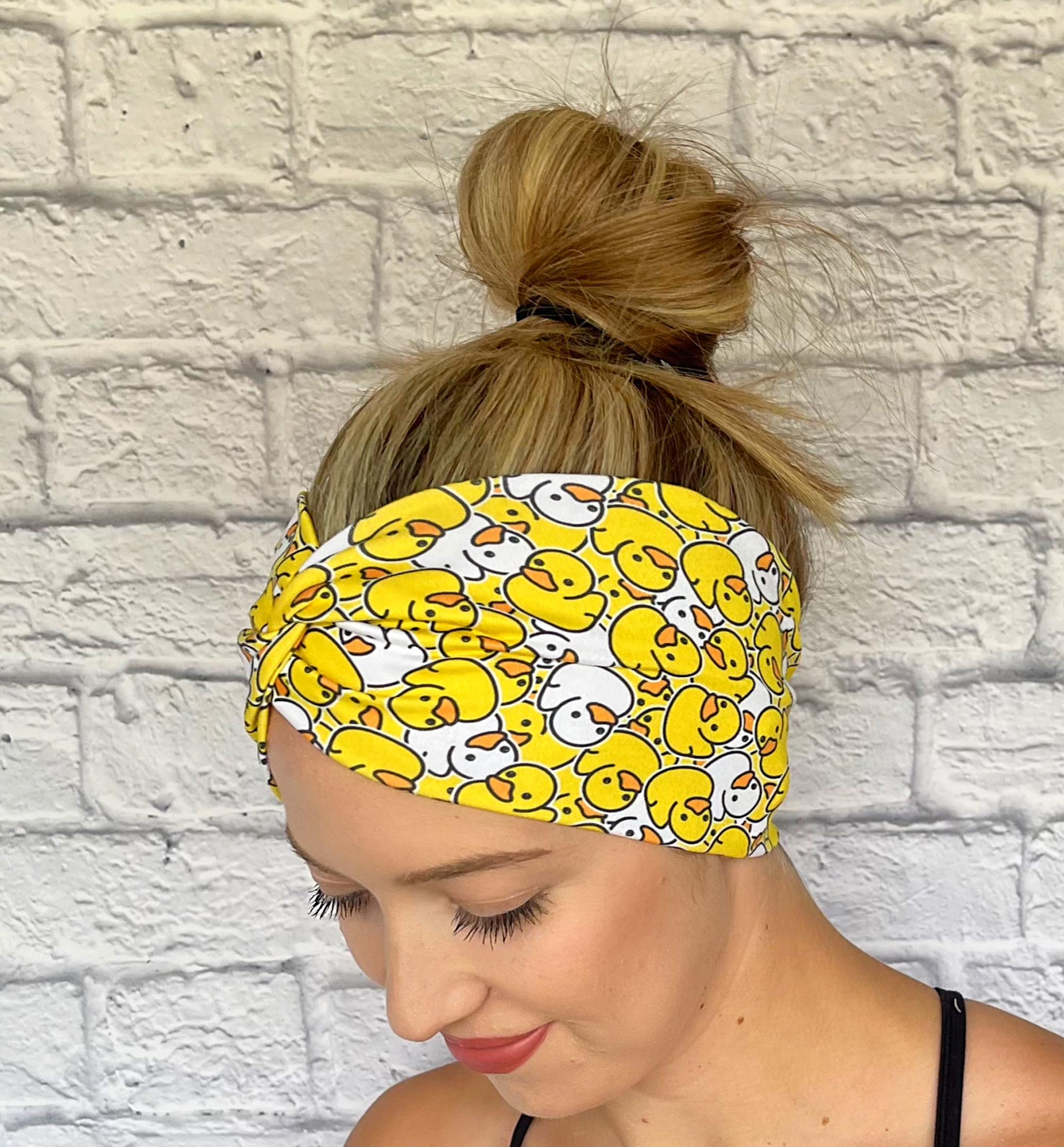 Rubber Duck Headband, Funny Animal Print Headband, Vet Tech Clothing ...
