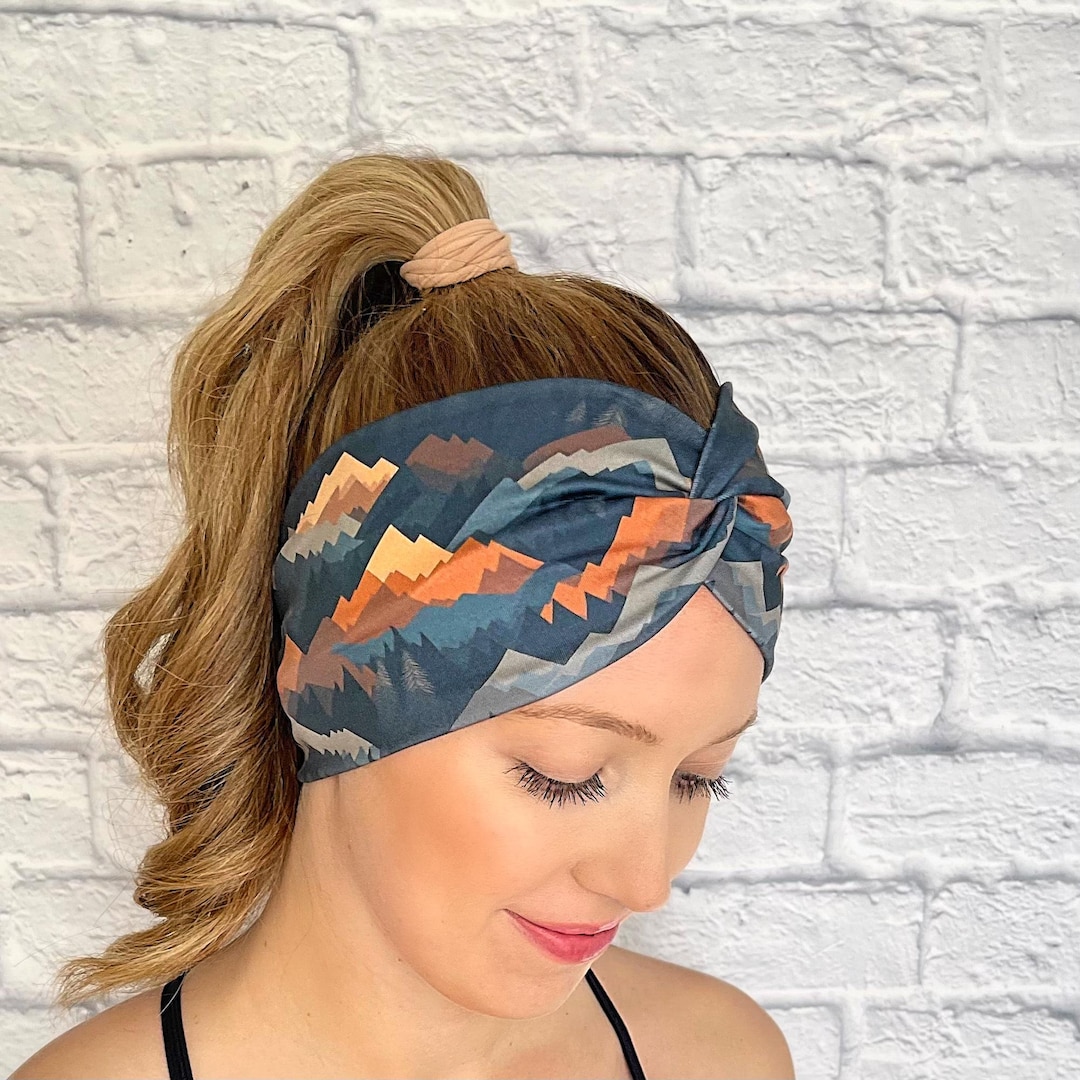 Mountain Headband, Hiking Accessory, Outdoor Lover Gift Ideas, Nature ...
