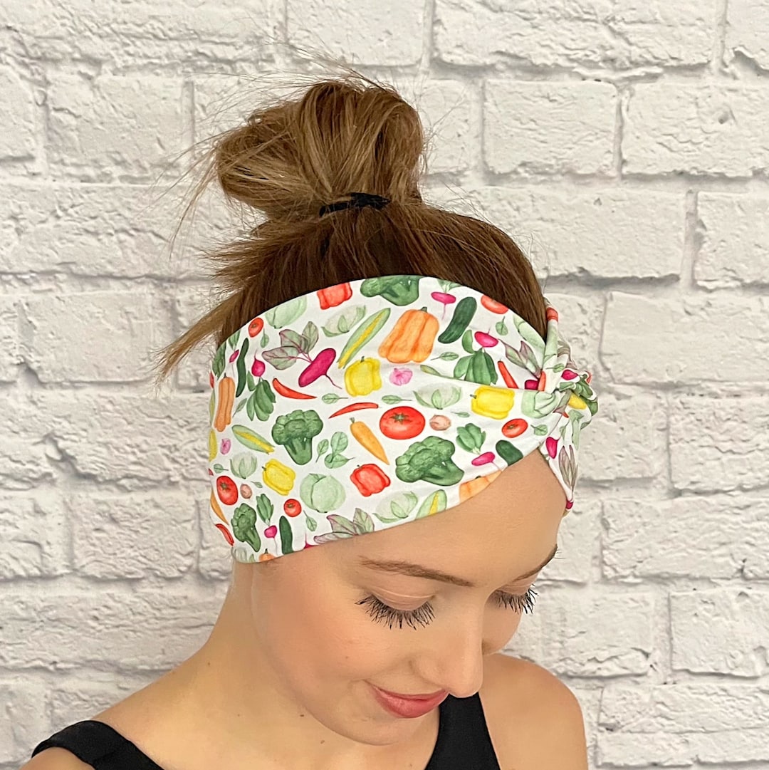 Gardening Headband, Spring Headband, Vegetable Headband, Plant Headband ...