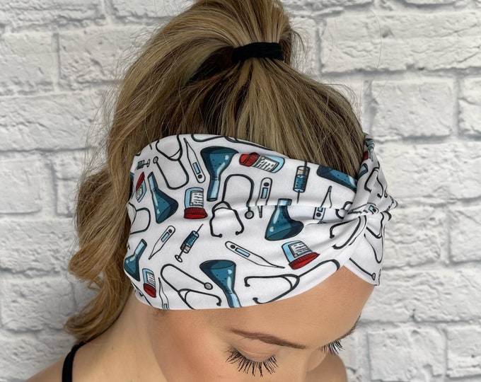 Lab Headband, Science Headband, Scientist Headband, Phlebotomist ...