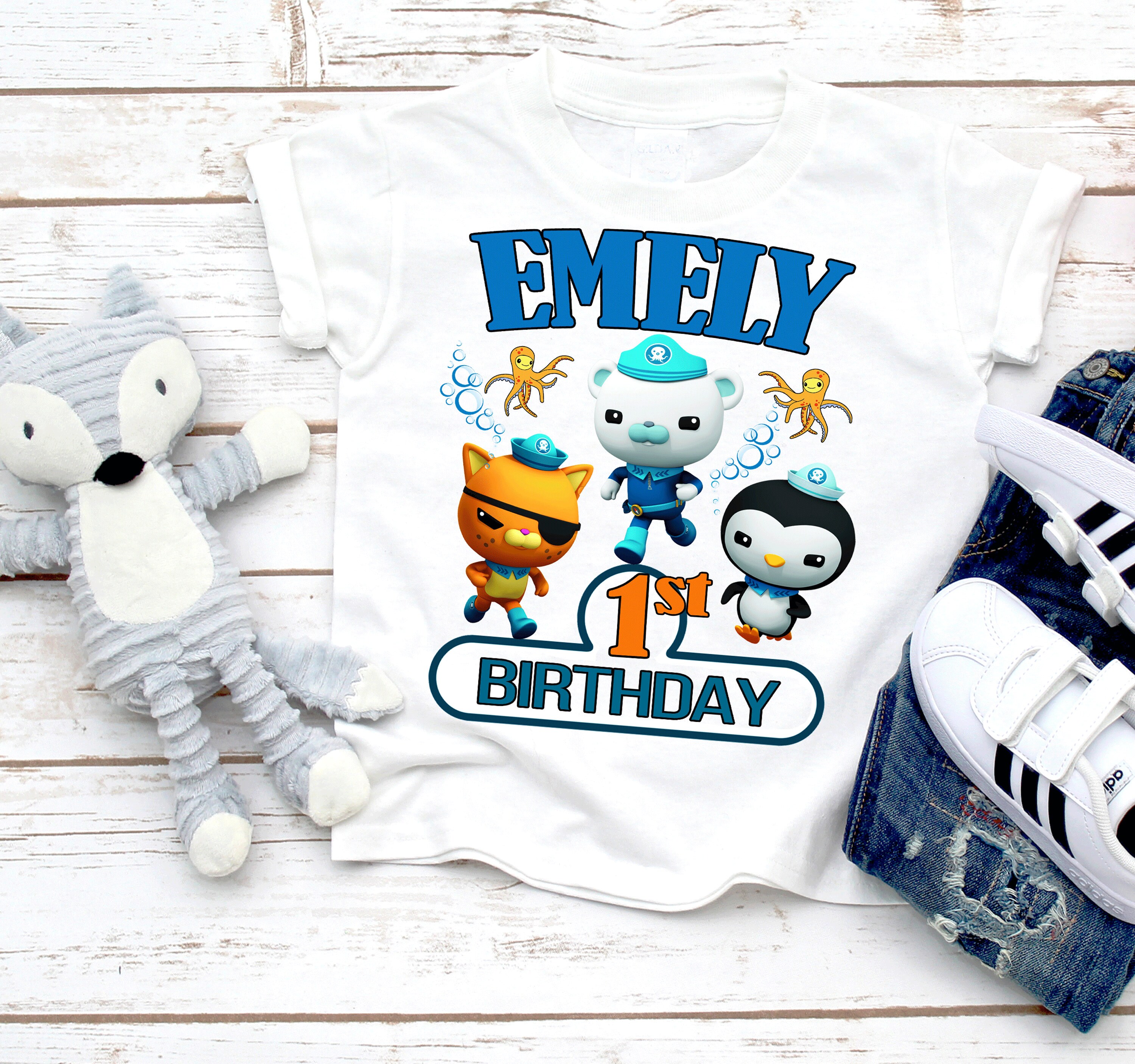 Octonauts Birthday Shirt, Octonauts Theme Birthday Shirts, Octonauts ...