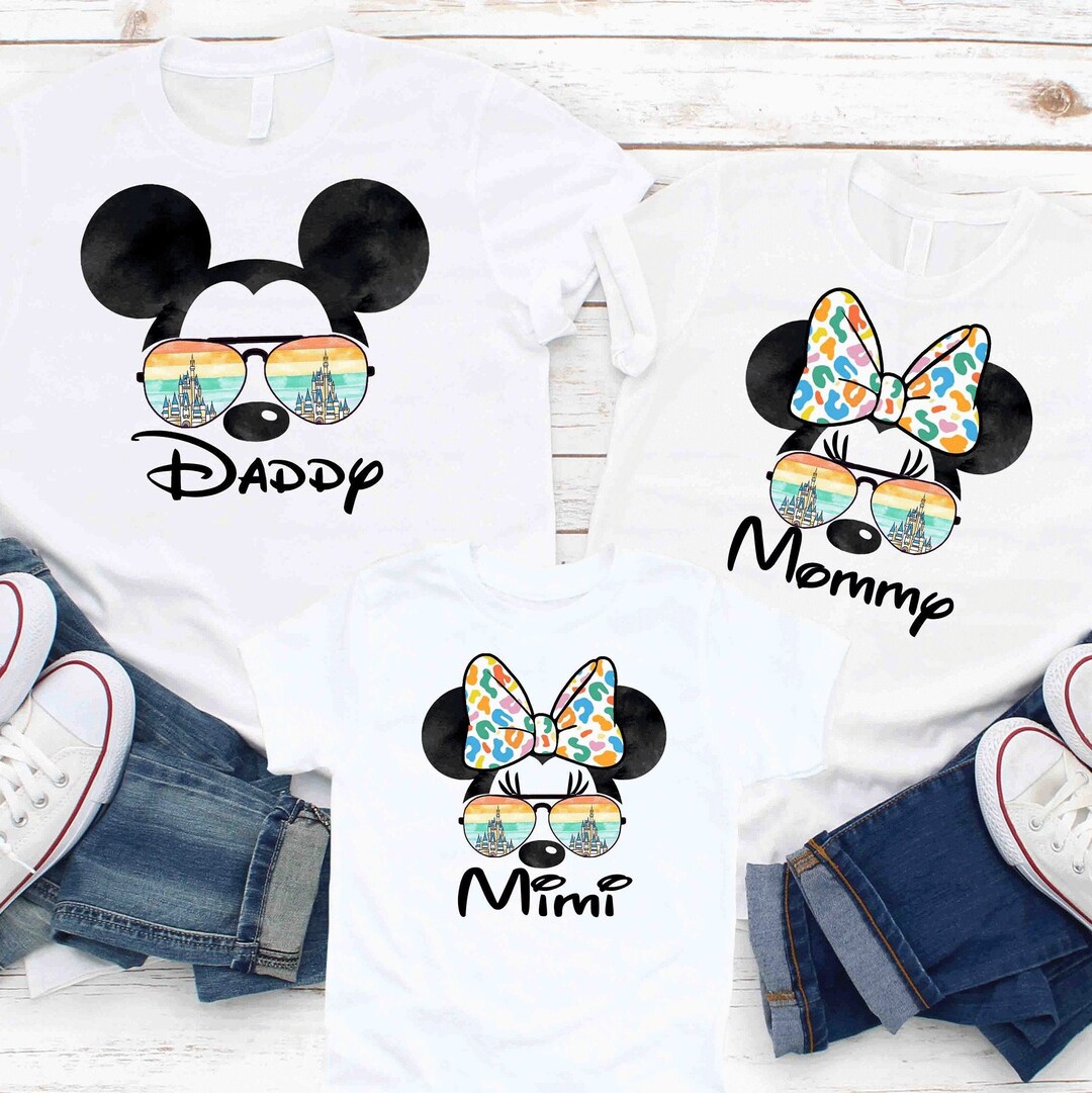 Custom Disney Family T-shirt Disney Family Matching T-shirts - Etsy