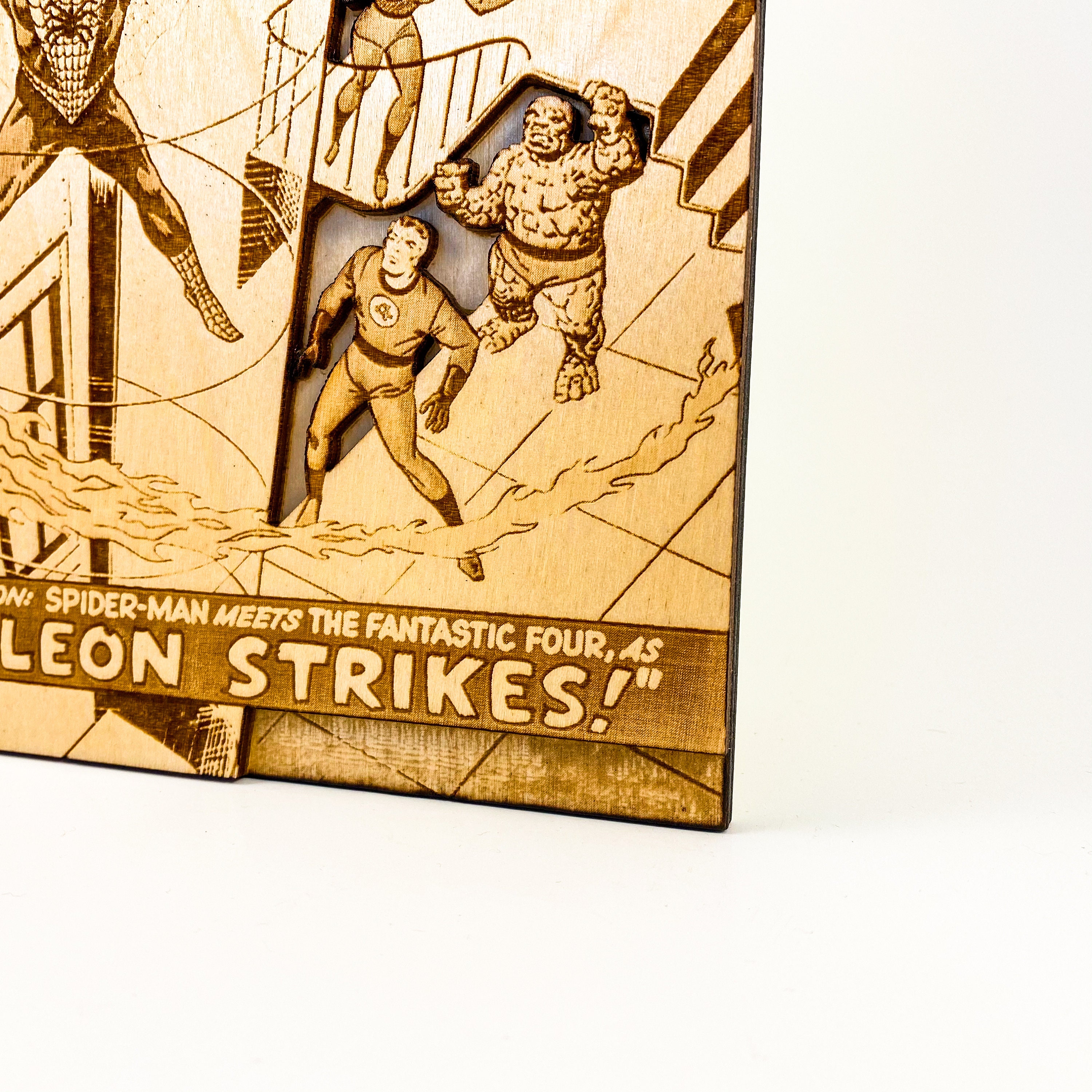 Amazing Spiderman 1 | 3d Wooden Comic Book | Silver Age Comic Book ...