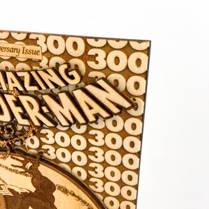 Amazing Spiderman 300 | 3d Wooden Comic Book | Modern Age Comic Book ...