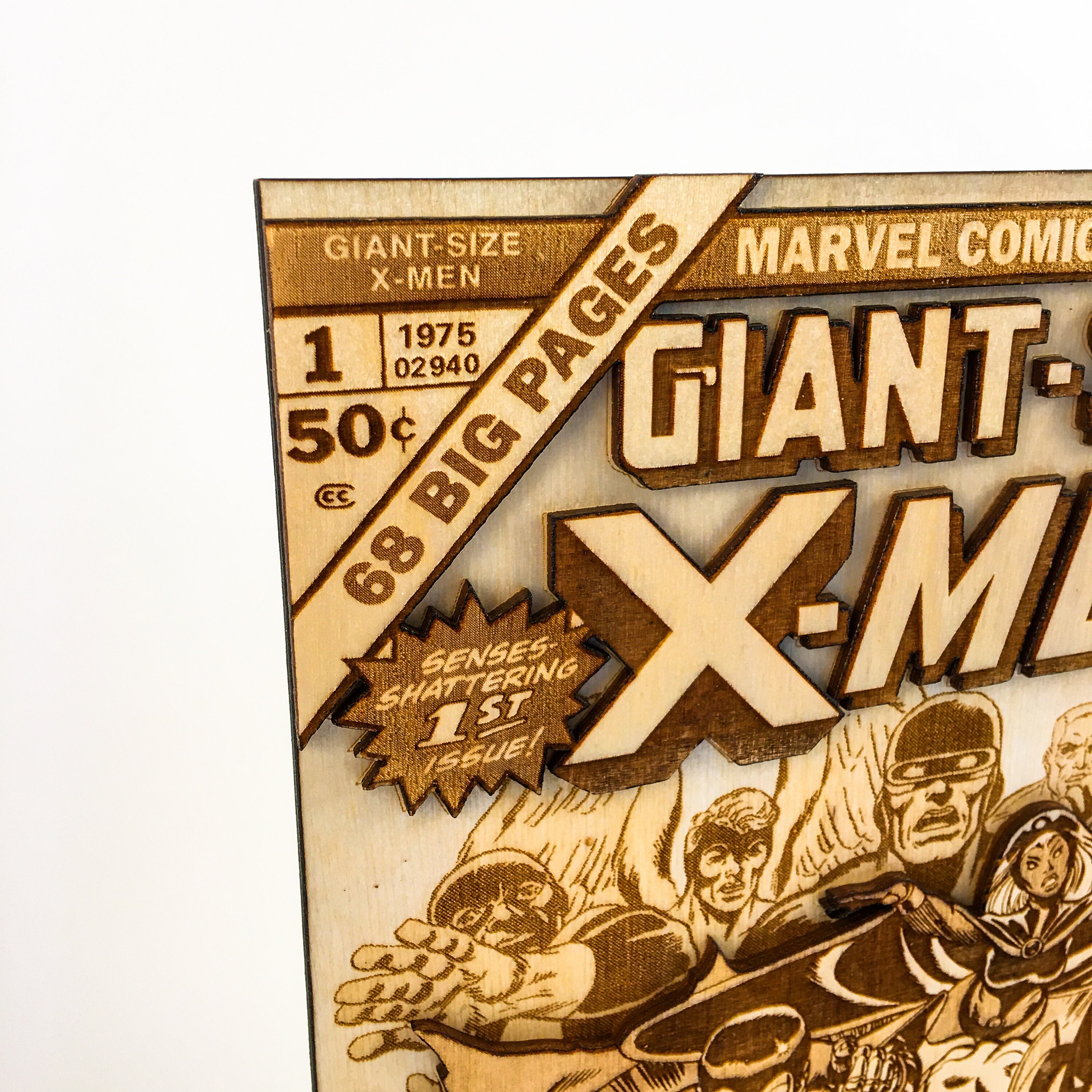 Giant Size X-men #1: 3D Wooden Comic Book Cover - Etsy
