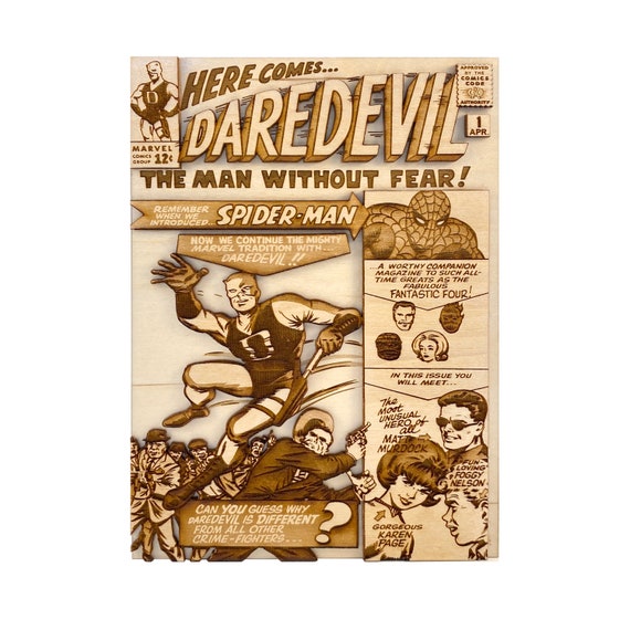 Daredevil 1 First Appearance of Daredevil Matt Murdock 3d - Etsy