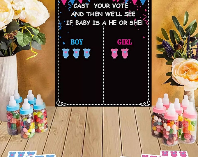 Gender Reveal - Voting Board Game - Boy or Girl - Gender Predicting ...
