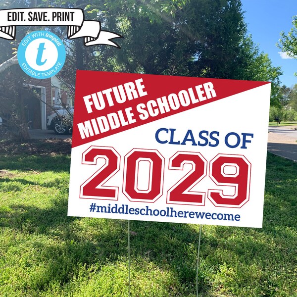 5th Grade Graduation Yard Sign - Etsy