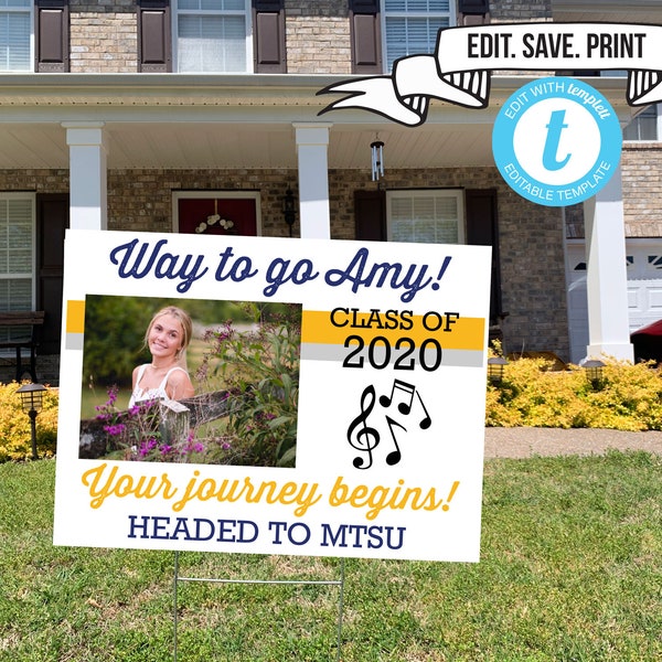 Grad Yard Sign - Etsy