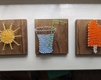 Snowflake String Art Set Seasonal | Etsy