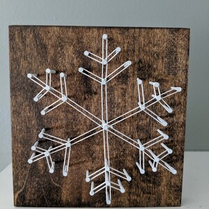 Snowflake String Art Set Seasonal - Etsy