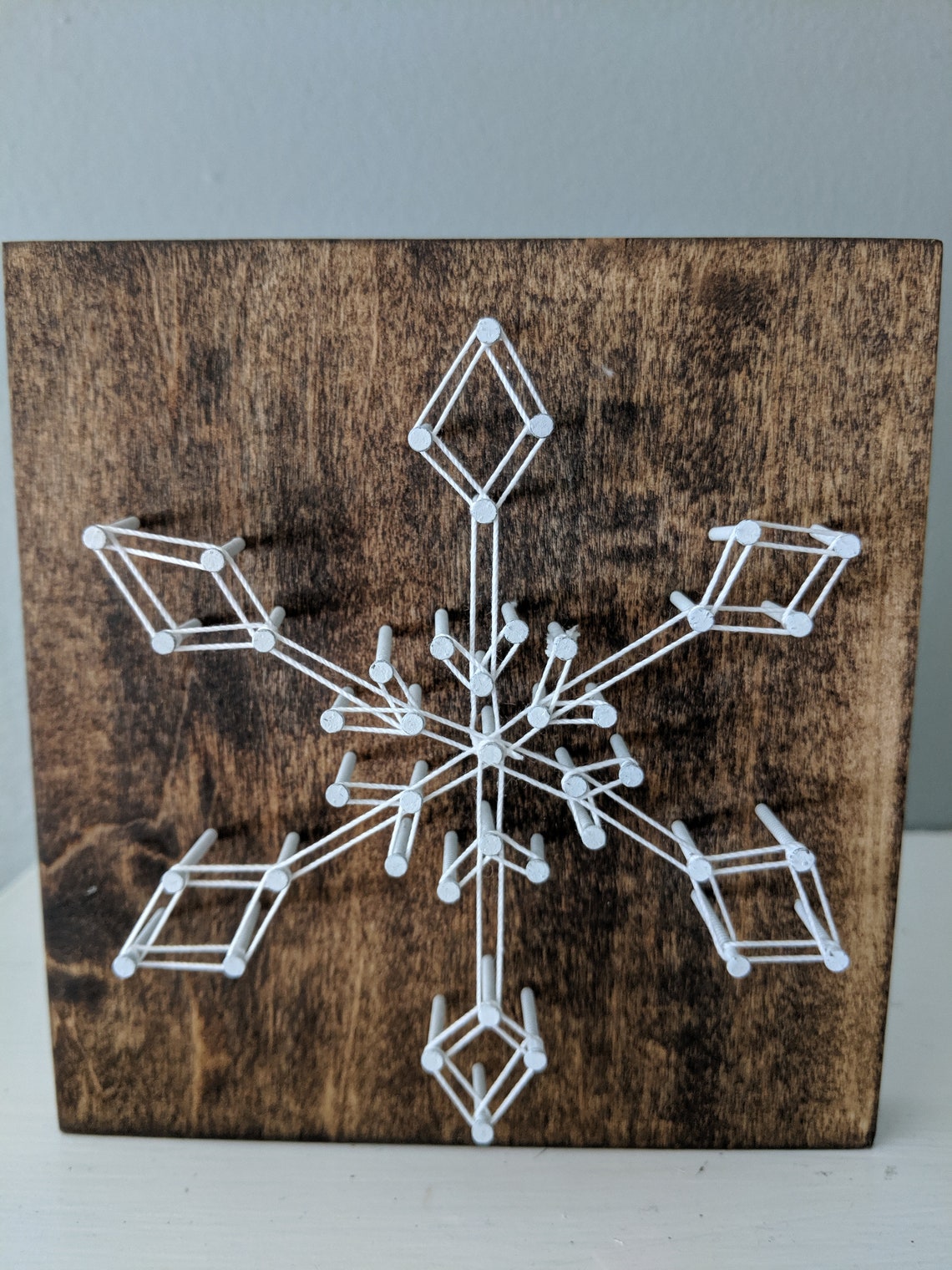 Snowflake String Art Set Seasonal | Etsy