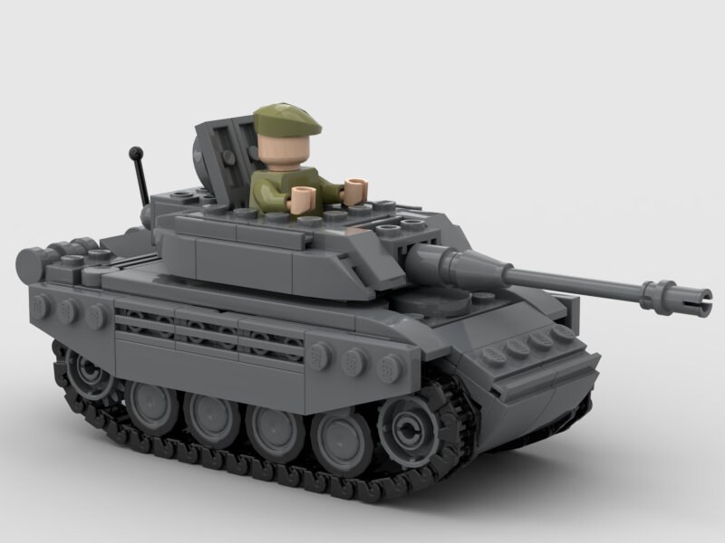 Digital Instructions Only, M13A8 Colossus Mk. III Mini Tank, Compatible ...