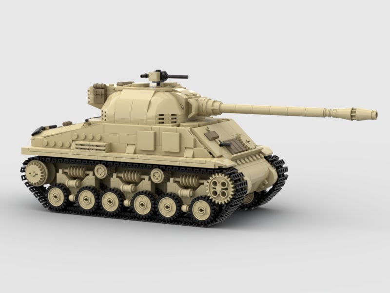 Digital Instructions Only, M51 Super Sherman Mk. II Tank, Custom MOC ...