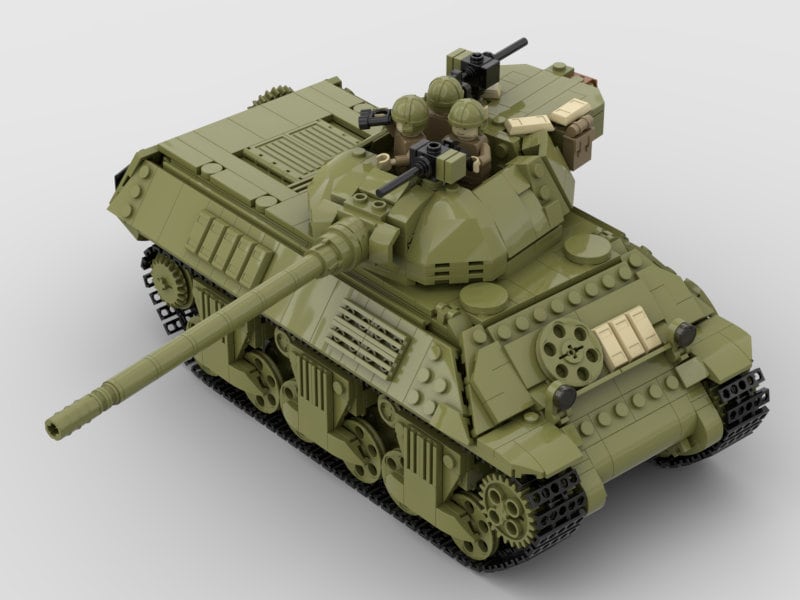 Digital Instructions Only, M36 Jackson WWII Tank Destroyer, Custom MOC ...