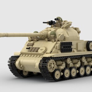 Digital Instructions Only, M51 Super Sherman Mk. II Tank, Custom MOC ...