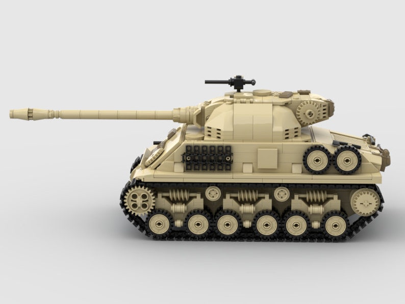 Digital Instructions Only, M51 Super Sherman Mk. II Tank, Custom MOC ...