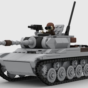 Digital Instructions Only, US M41 Walker Bulldog Tank, Custom MOC ...