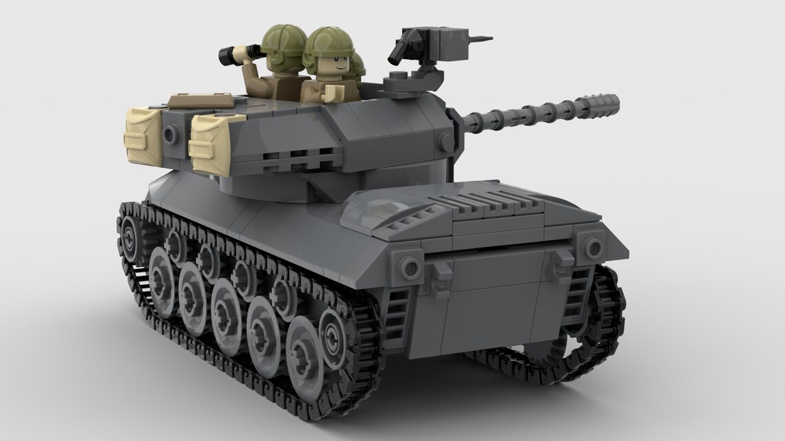 Digital Instructions Only, US WWII M18 Hellcat Tank Destroyer, Custom ...