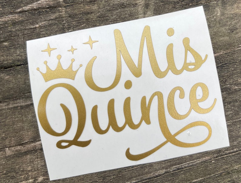 Mis Quince, Mis Quince Años, Mis Xv, Quinceañera Sticker, Mis Xv Decal, Copas Para Quinceañera ...