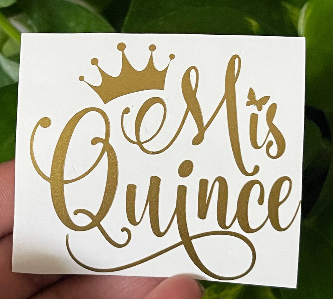 Mis Quince, Mis Quince Años, Mis Xv, Quinceañera Sticker, Mis Xv Decal ...