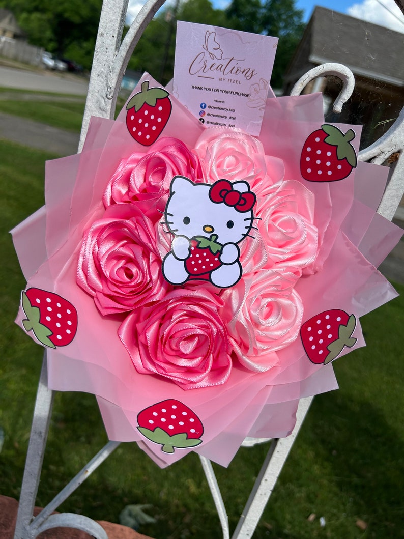 Hot Pink and Light Pink Roses, Eternal Roses Bouquet , Birthday Gift ...