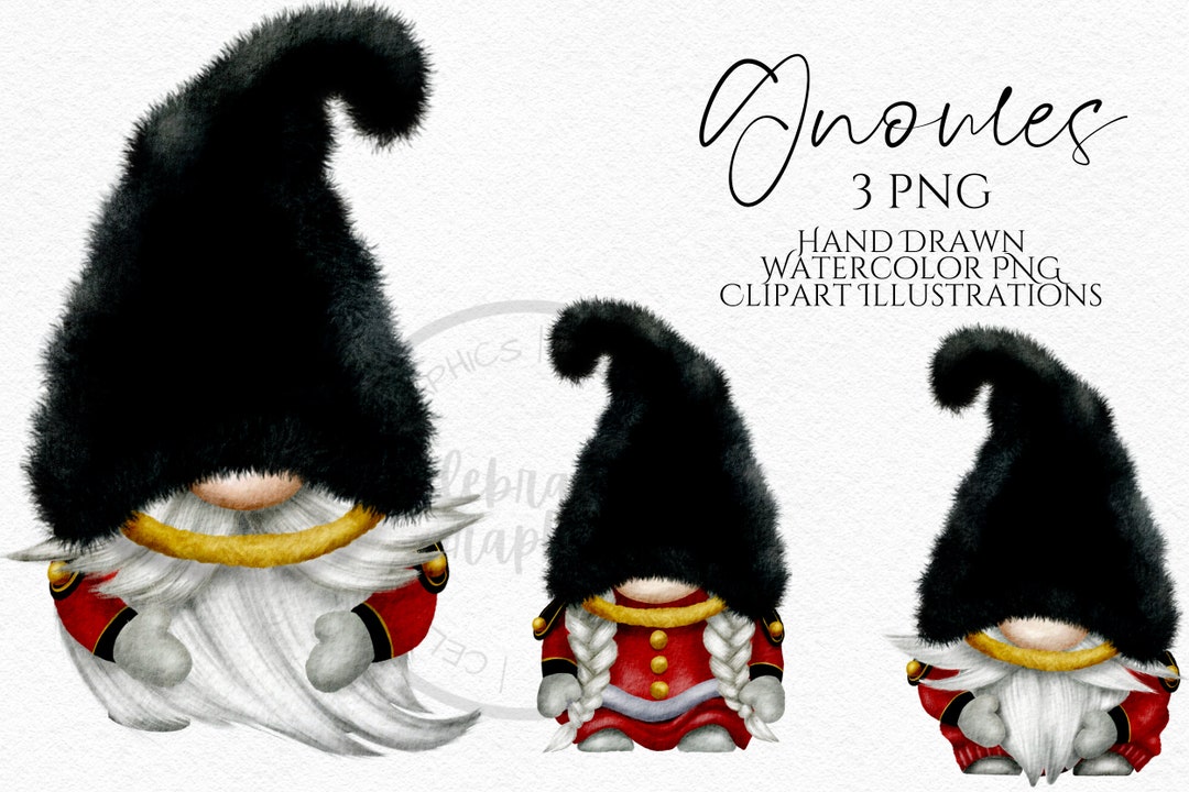 Royal Guards Gnomes Clipart PNG Jubilee Gnomes Guard Gonks Hand Drawn ...