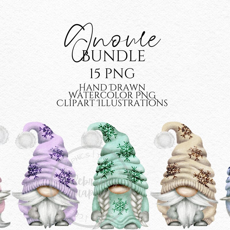 Gnome Clip Art - Etsy