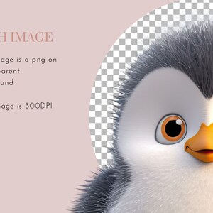 Cute Penguin Clipart PNG, Clipart Pack of 10, Crafts Card Making ...