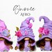 Best Friends Gnomes, Sisters Gnome, Best Friend's Gonks Hand Drawn ...
