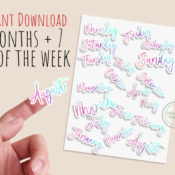 19 Days Stickers - Etsy