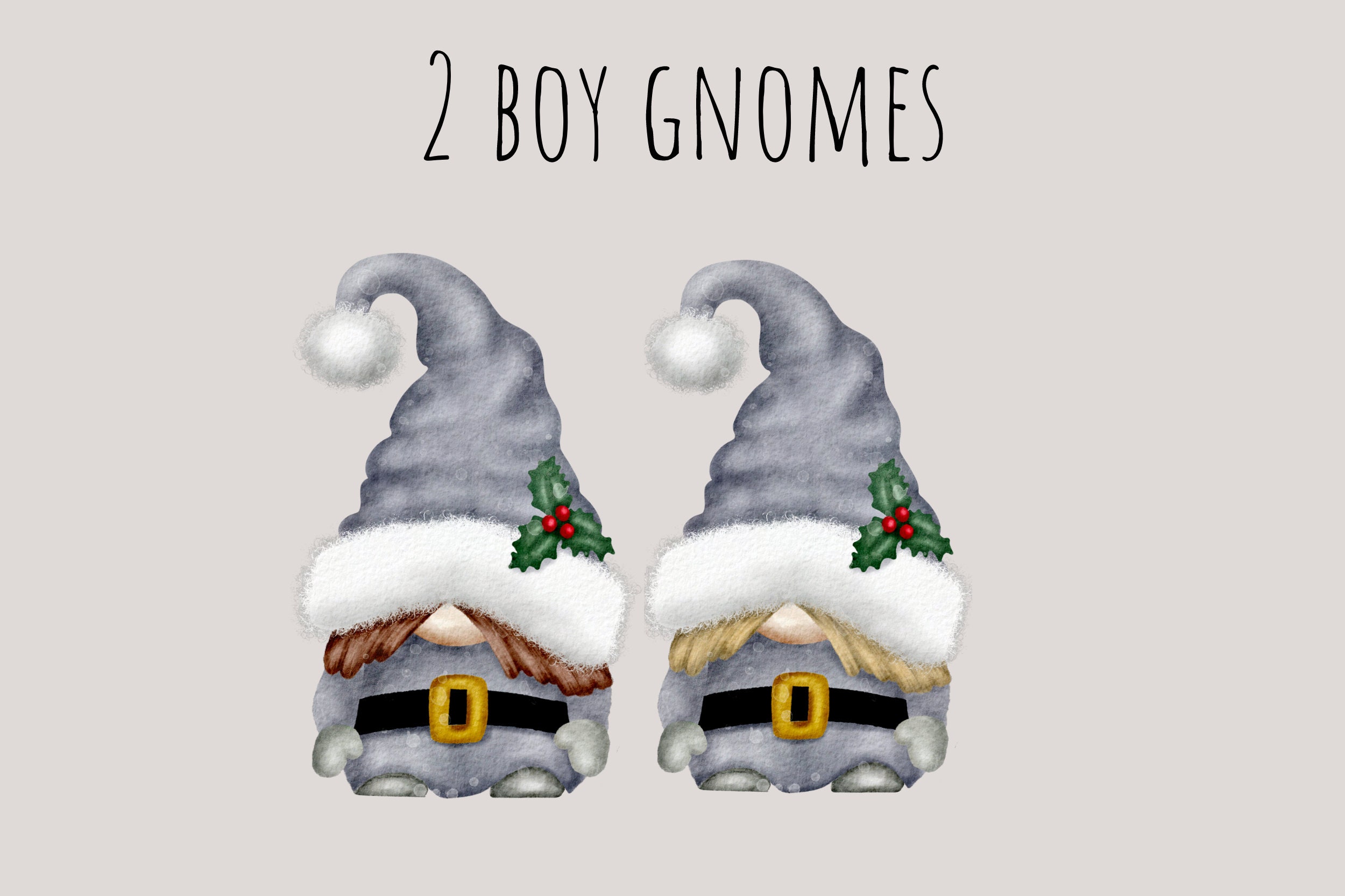 Family Christmas Grey Gnome Dad Mom Gnome Children Gnome - Etsy UK