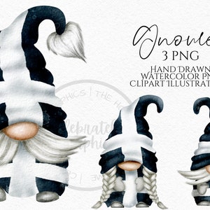 Cornish Flag Gnome Clipart PNG Cornish Gnome Hand Drawn Watercolor ...