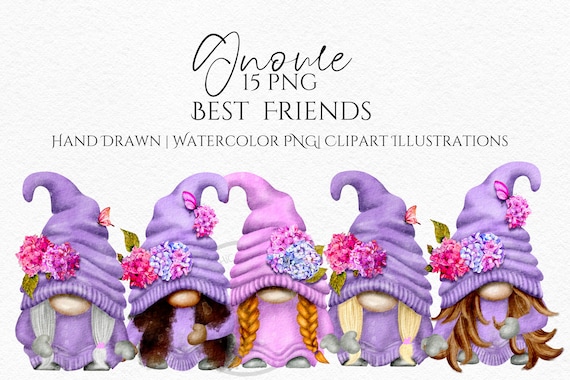 Best Friends Gnomes Sisters Gnome Best Friend's Gonks - Etsy