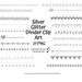 Silver Glitter Dividers Commercial Clipart Silver Dividers Glitter ...