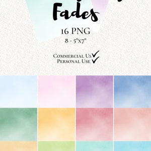 Commercial Use Watercolor Fades Digitalbackground Paper Subtle ...
