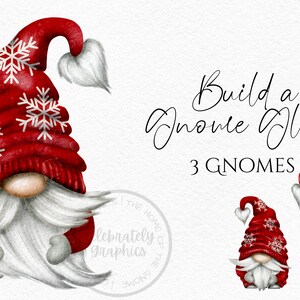 Build A Gnome Globe Clipart PNG Bundle Xmas Gnonk Snow Globe - Etsy UK