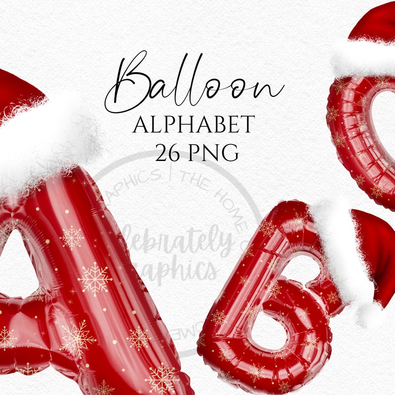Alphabet Balloons - Etsy