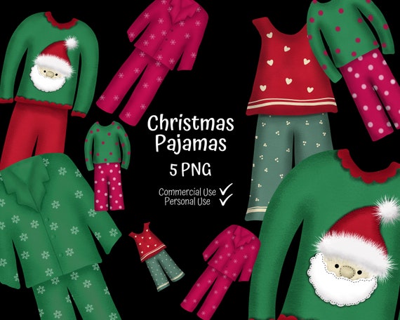Christmas Pajama Day Clip Art