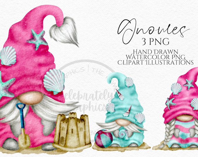 70 PNG, Gnomes With Animals Clipart Bundle, Cute Gnomes Clipart Bundle ...