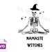 NAMASTE WITCHES Skeleton SVG - Etsy