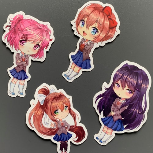 DDLC Doki Doki Literature Club Sayori Vinyl Sticker | Etsy