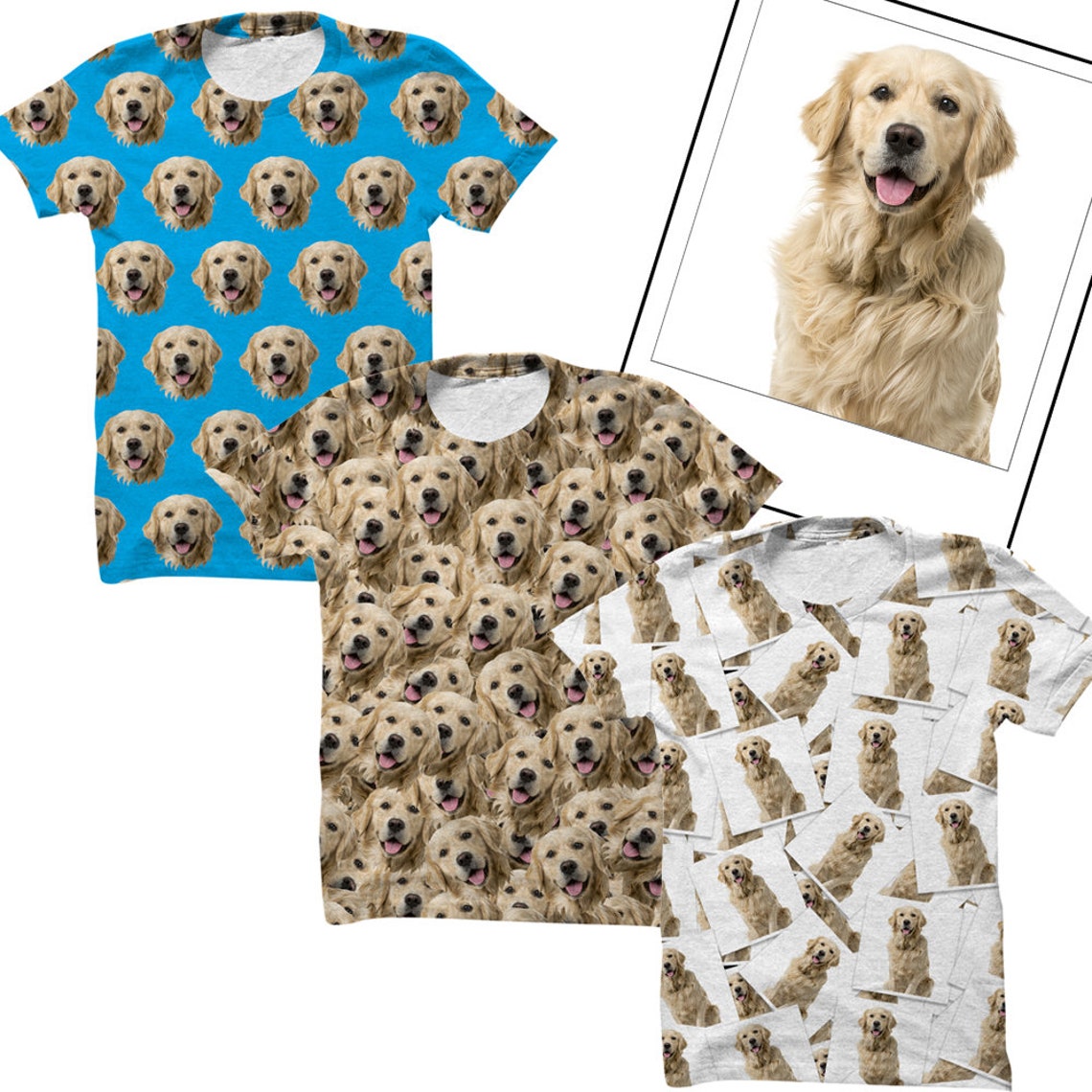 Custom Photo Face Shirt, Personalized Face Shirts, Your Face on T-shirt ...