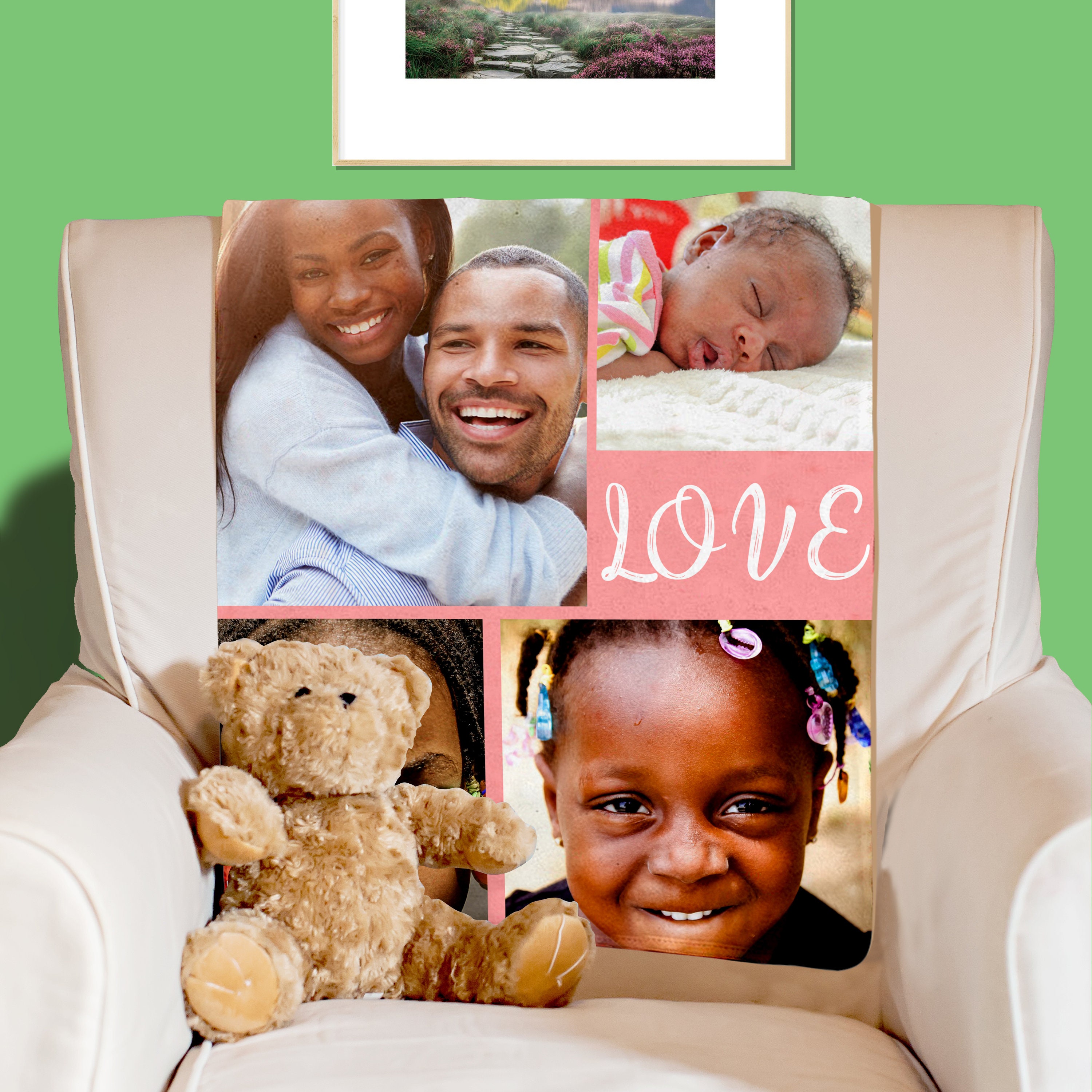 Custom Photo Blanket Custom Picture Blanket Custom Blanket | Etsy