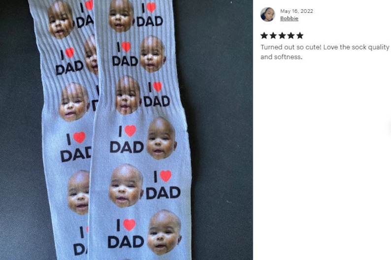 Custom Father's Day Socks Custom Face Socks Personalized - Etsy
